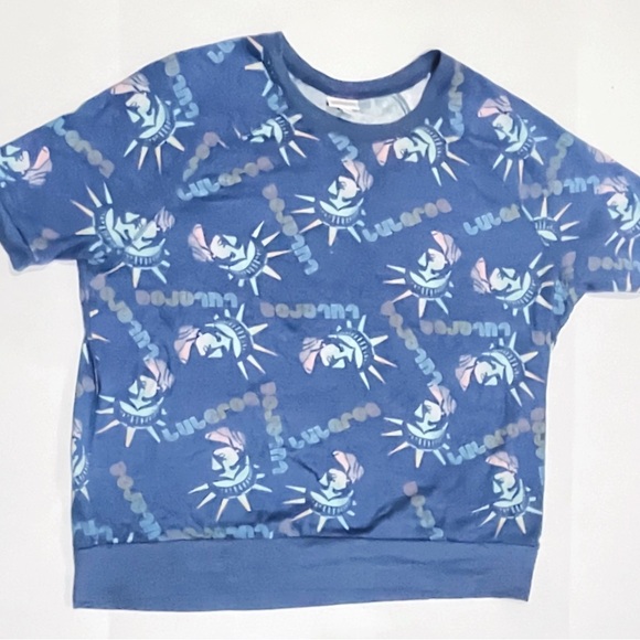 LuLaRoe | Tops | Last Chance Lularoe America Jane Sweatshirt | Poshmark
